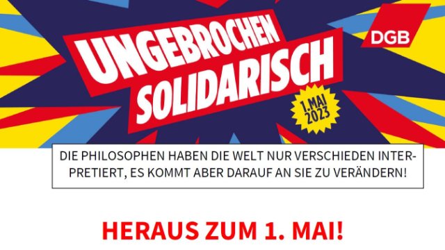 DGB-Kundgebung am 1. Mai auf dem Johannisplatz - Jena TV - Sehen, was bewegt.