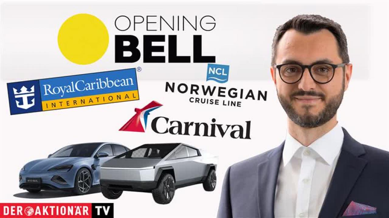 Opening Bell: Tesla, Meta, BYD, Carnival, Royal Caribbean, Norwegian ...