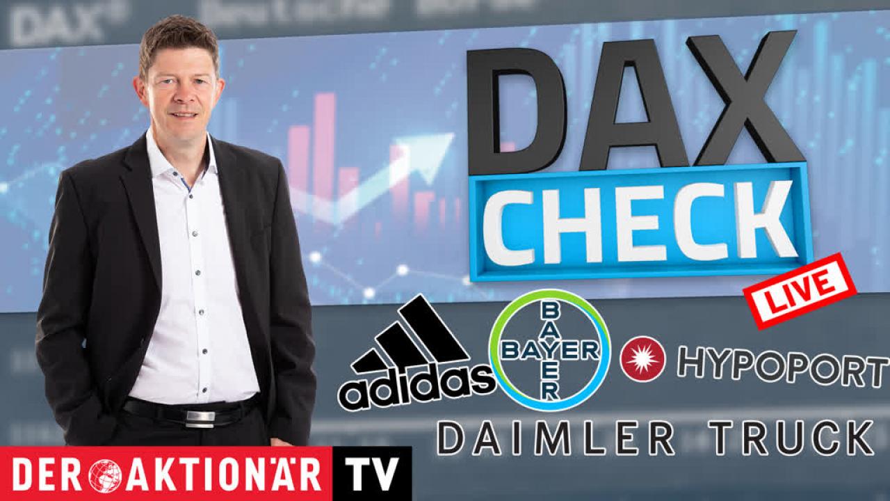 DAX-Check LIVE: Adidas, Allianz, Bayer, Daimler Truck, Eckert & Ziegler ...