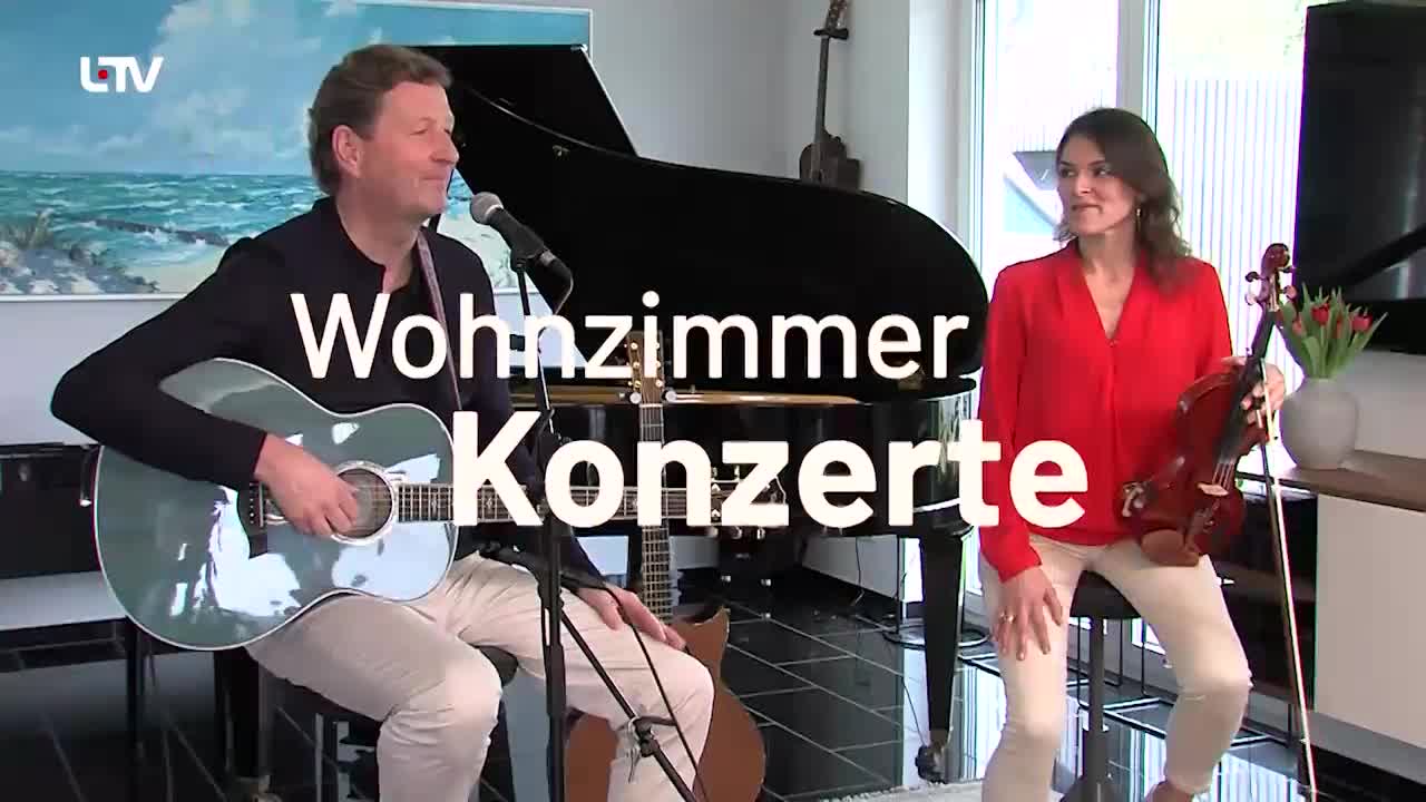 Wohnzimmer-Konzerte - Ralf Beitner with Amy Lungu, Konzert 1 - L-TV Landesfernsehen